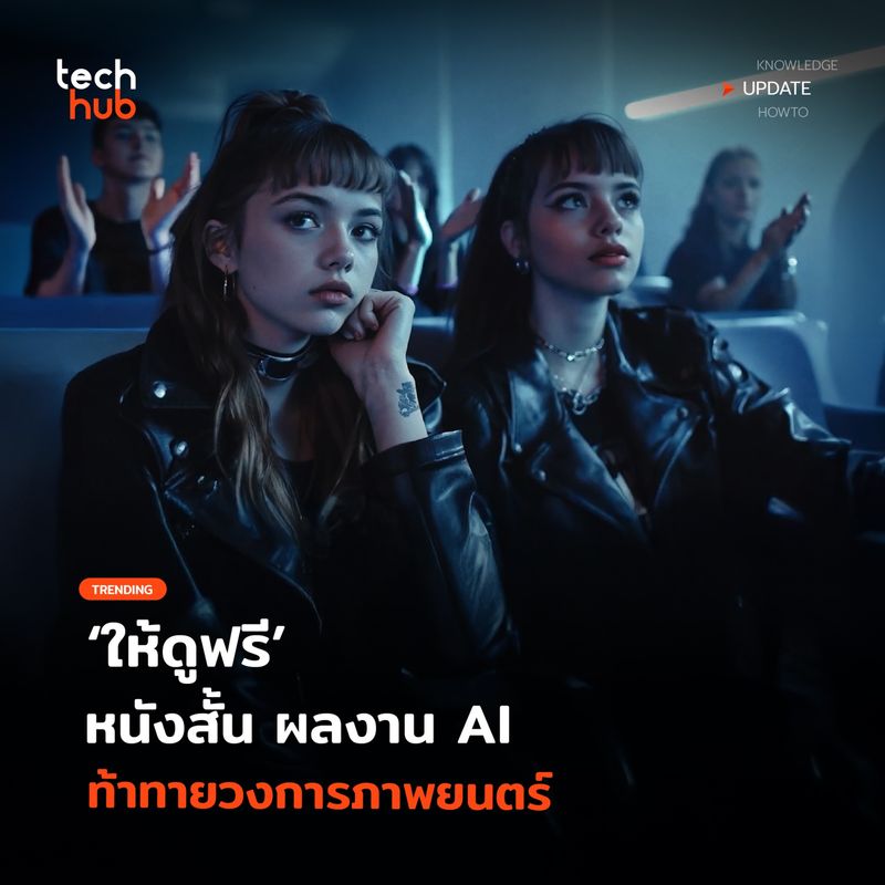 [Techhub] น่าดูไหม ในปี 2024 ที่ผ่านมา เราได้เห็นบริการ AI บางตัว สามารถสร้างคลิปวิดีโอได้อย่าง ...