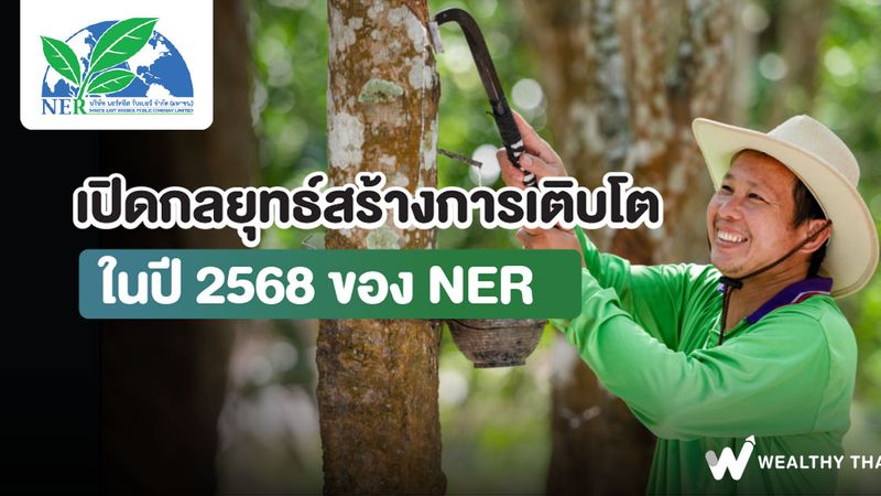 [Wealthy Thai] เปิดกลยุทธ์สร้างการเติบโต ในปี 2568 ของ NER หากพูดถึงหุ้นยางพาราในตลาดหุ้นไทย ...