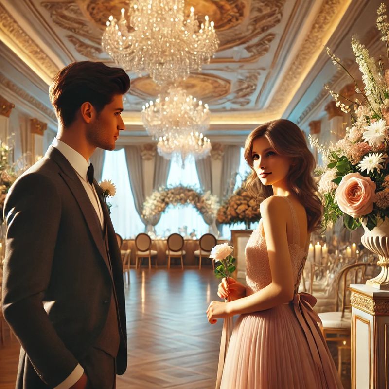 [Prashya Global] ตอนที่ 1: คืนแห่งจุดเริ่มต้น ฉาก: งานแต่งงานในสวนสวยริมแม่น้ำ บรรยากาศเย็นสบาย ...