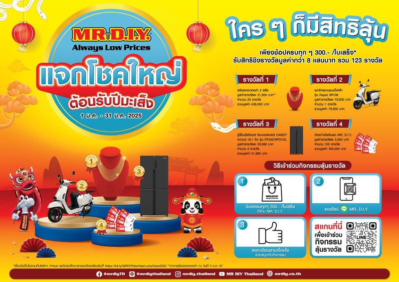 [CHANHEintomagazing] มิสเตอร์. ดี.ไอ.วาย. แจกโชคใหญ่ต้อนรับปีมะเส็ง ยกขบวนสินค้าเทศกาลตรุษจีน ...