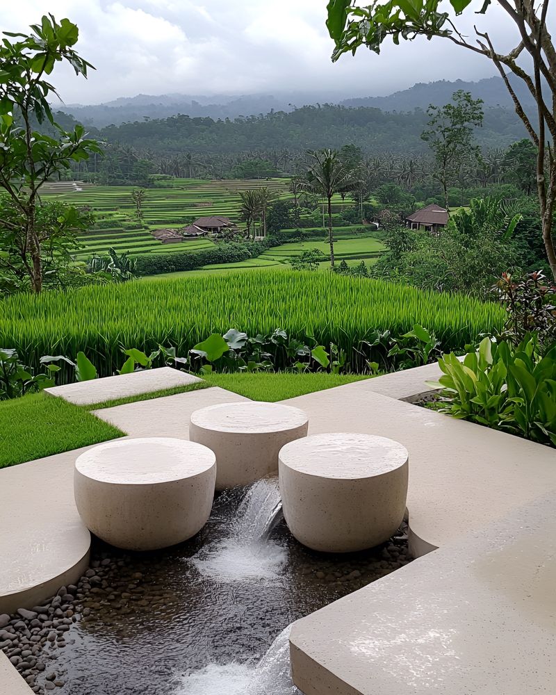 [844 LANDSCAPE จัดสวน Futuristic] สวนบ้านนา สุข สงบกับไปธรรมชาติ เพลิดเพลินไปกับน้ำตกาไตล์ ...