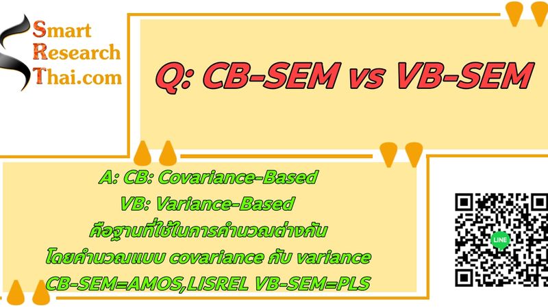 [SmartResearchThai] CB-SEM vs VB-PLS ประเด็นของ SEM-based กับโปรแกรม . CB-SEM จะเป็นโปรแกรมพวก ...