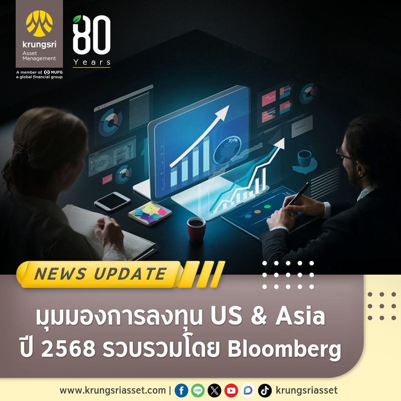 [Krungsri Asset Management] มุมมองการลงทุน US & Asia ปี 2568 รวบรวมโดย Bloomberg ภาพรวมการลงทุนสหรัฐ