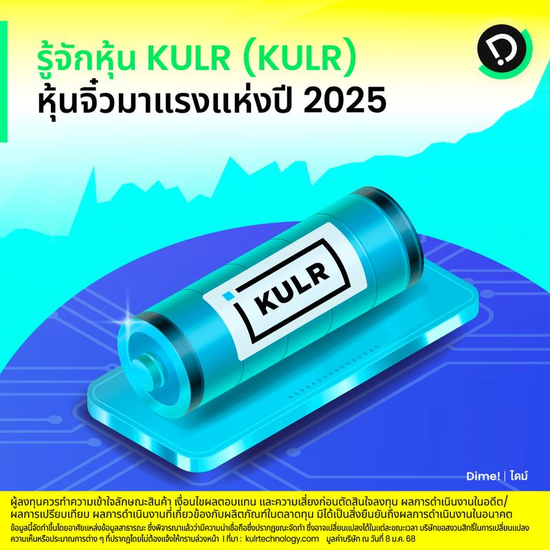 [Dime!] รู้จักหุ้น KULR (KULR) หุ้นจิ๋วมาแรงแห่งปี 2025 🧊 KULR ...