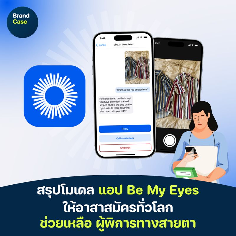 [BrandCase] สรุปโมเดล แอป Be My Eyes ให้อาสาสมัครทั่วโลก ช่วยเหลือ ผู้พิการทางสายตา เคยลองนึกภาพ ...