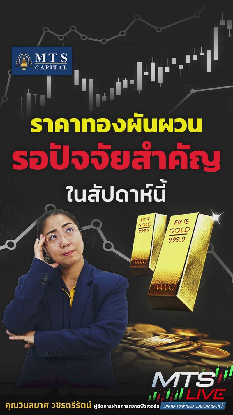 [MTS GOLD GROUP] ราคาทองผันผวน รอปัจจัยสำคัญ ในสัปดาห์นี้ . #วิเคราะห์กราฟเทคนิค #ทองคำแท่ง ...