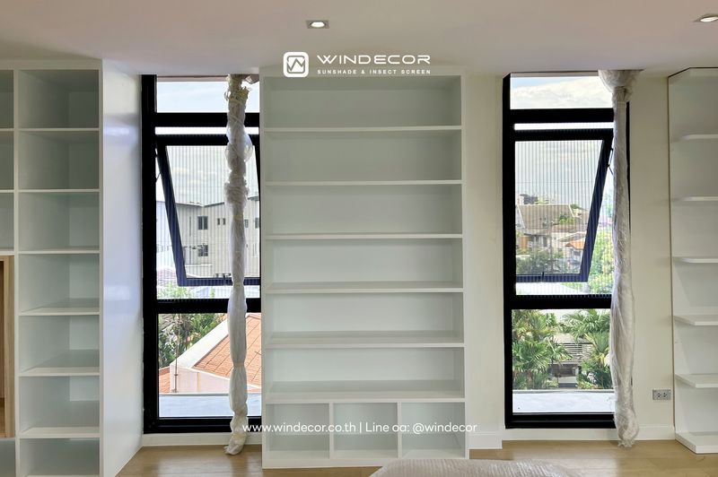 [เจ้าเนิฟ x Windecor] ระบายอากาศคู่ และป้องกันยุงได้ดีเยี่ยม มุ้งพับจีบ WINDECOR มุ้งคุณภาพสูง ...