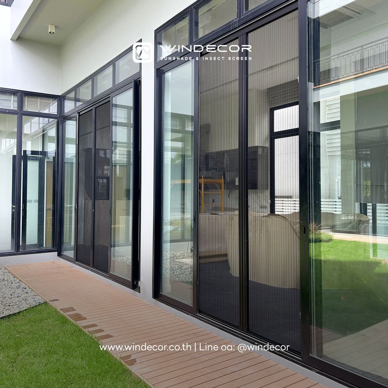 [เจ้าเนิฟ x Windecor] 🏠มุ้งพับจีบ บานสูงใหญ่แค่ไหนก็ไม่กลัว WINDECOR ทำได้สูงถึง 4 เมตร 🏗️ 🏠🌿 ...