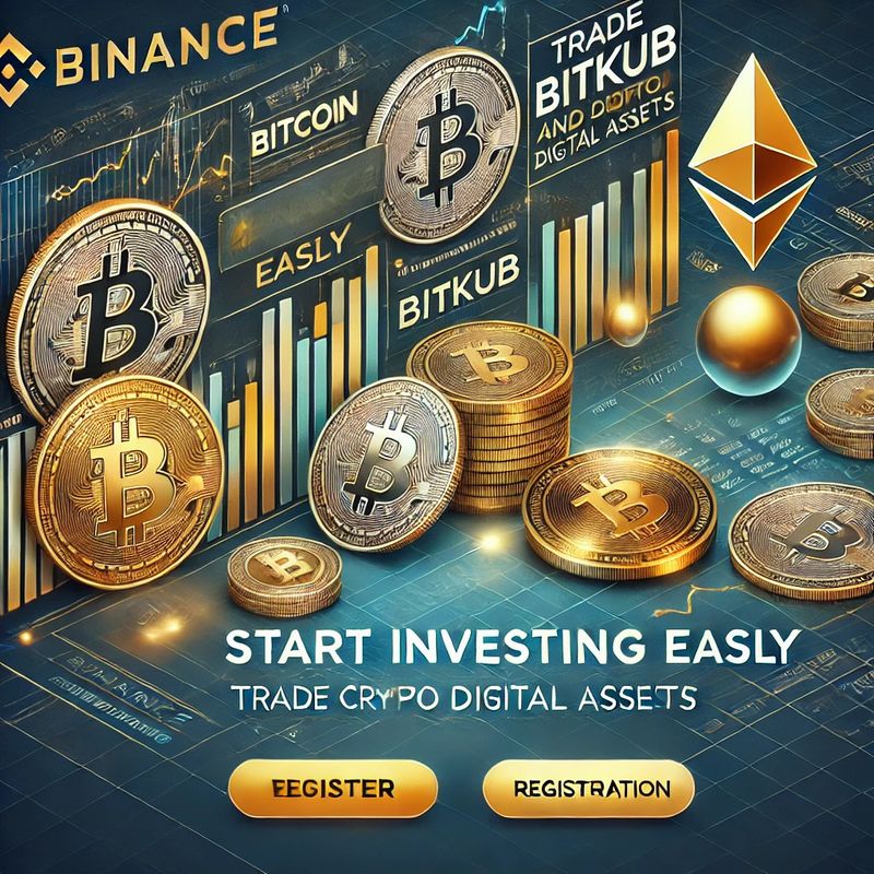 [ตามผมลงทุนคริปโต] เริ่มต้นการลงทุนง่ายๆ กับ Binance TH, Bitkub และ Exness! 🚀 เทรดคริปโตและสิน ...