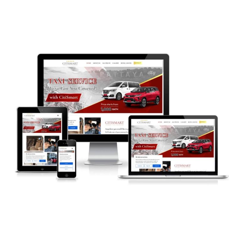 [MeWeb ออกแบบและพัฒนาเว็บไซต์] ผลงานเว็บไซต์ 🌐 : CitiSmart Taxi ...