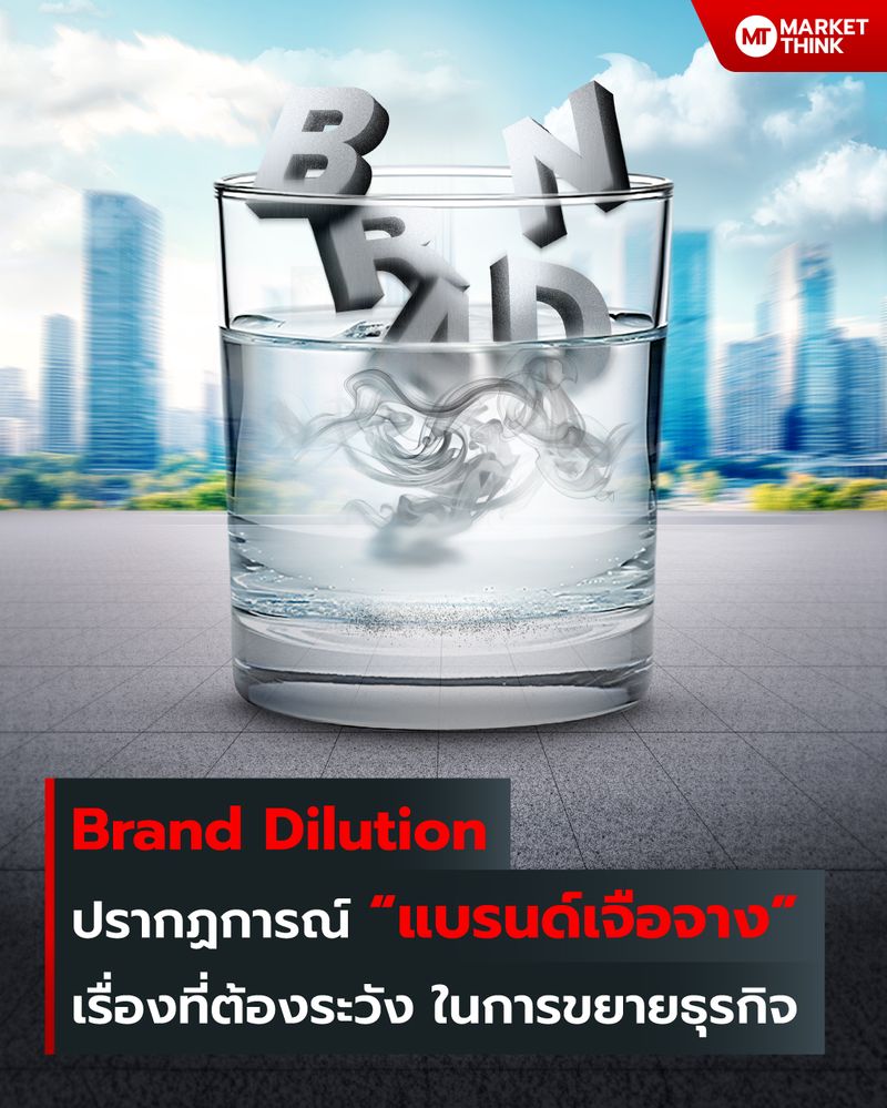 [MarketThink] Brand Dilution ปรากฏการณ์ “แบรนด์เจือจาง” เรื่องที่ต้อง ...