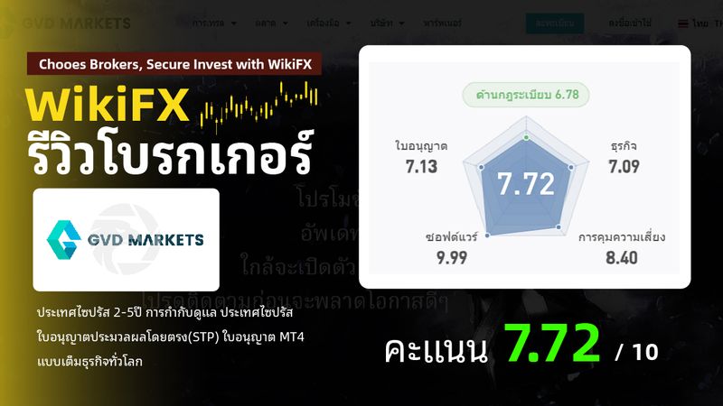 [WikiFX.TH] WikiFX รีวิวโบรกเกอร์ |GVD Markets โพสต์นี้มีคำตอบ ! https://www.wikifx.com/th ...