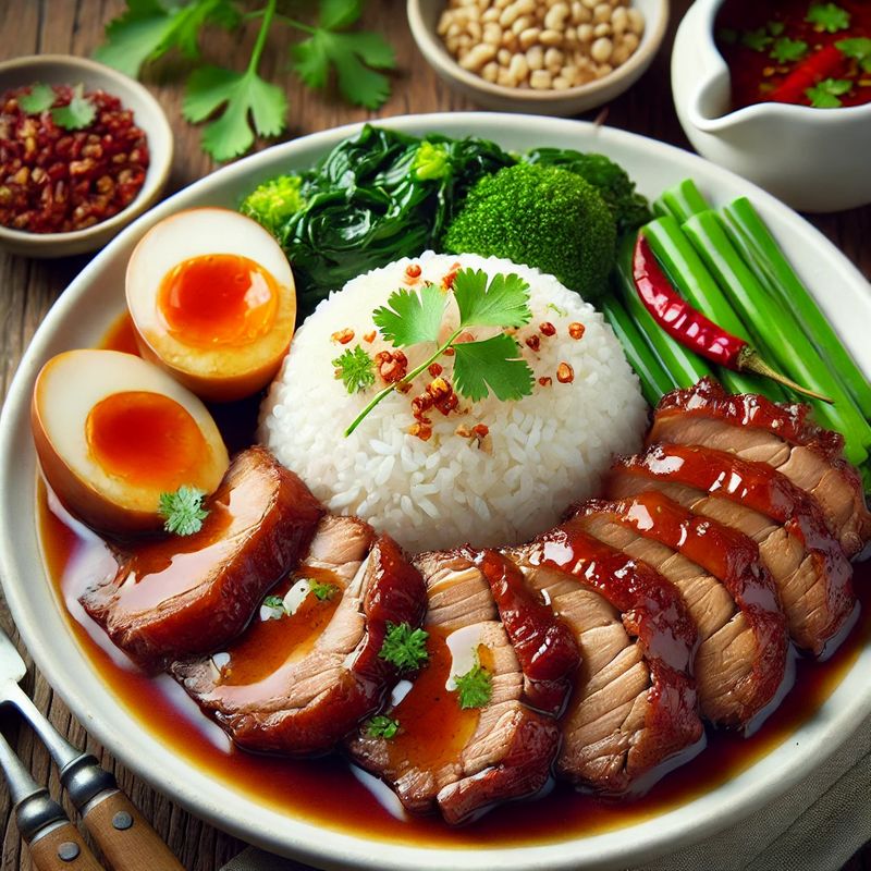 [Prashya Global] สูตรข้าวขาหมูอร่อยดั้งเดิม วัตถุดิบ