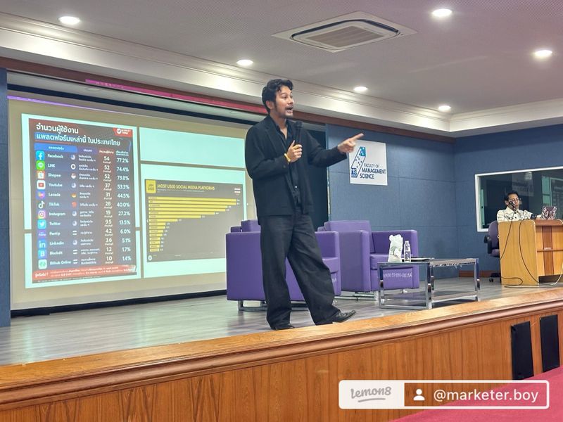 [Marketer.Boy] ขอบคุณอาจาจารย์ไมค์ และคณะบริหารธุรกิจ มหาวิทยาลัยราชภัฎ ...