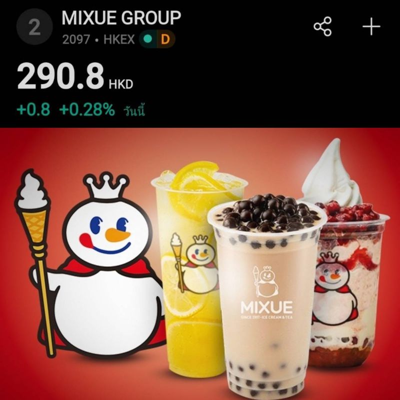 [หุ้นปันปัน] MIXUE IPO พุ่ง43% จากราคา IPO ที่ 202.5 HKD MIXUE (มี่เสวี่ย) 2097.HK เครือข่าย ...