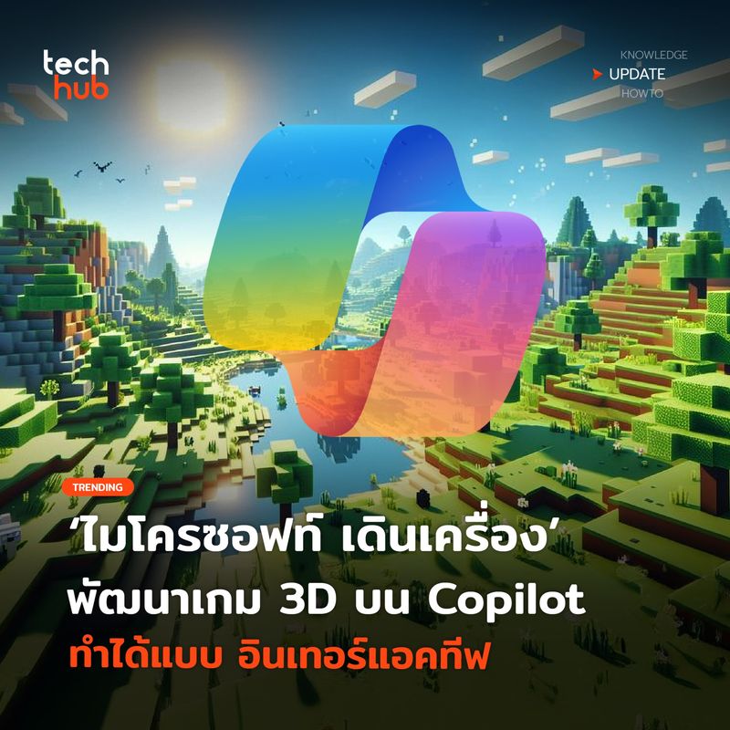 [Techhub] อาจจะมี NPC ที่ชาญฉลาด... จากการประกาศรับสมัครงานล่าสุดของไมโครซอฟท์ บริษัทกำลังพัฒนา ...