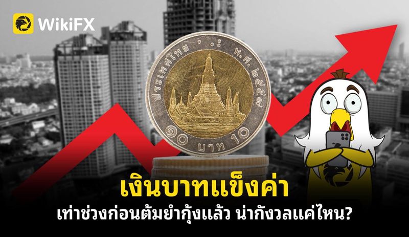 [WikiFX.TH] เงินบาทแข็งค่าเท่าช่วงก่อนต้มยำกุ้งแล้ว น่ากังวลแค่ไหน? https://www.wikifx.com/th ...