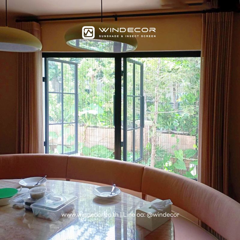 [เจ้าเนิฟ x Windecor] โต๊ะอาหาร ระบายอากาศ กลิ่มอาหารที่ไม่พึงประสงค์ 📦 "มุ้งพับจีบคุณภาพญี่ปุ่น ...
