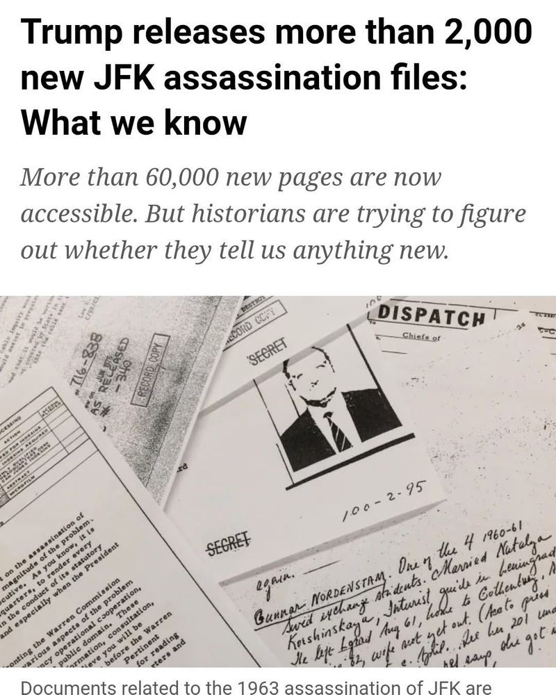 [เบื่อเมือง] ทรัมป์ปลดล็อกเอกสารลับ JFK 80,000 หน้า – หลาน JFK ชี้ ...