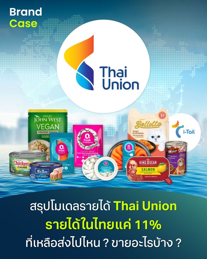 [BrandCase] สรุปโมเดลรายได้ Thai Union รายได้ในไทยแค่ 11% ที่เหลือส่งไปไหน ? ขายอะไรบ้าง ...
