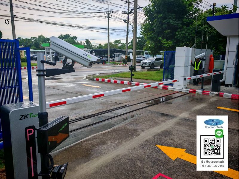[Charoen Tech] ไม้กั้นรถยนต์ระบบอ่านป้ายทะเบียน zkteco ไม้กั้นรถยนต์ระบบป้ายทะเบียนหรือไม้กั้น ...