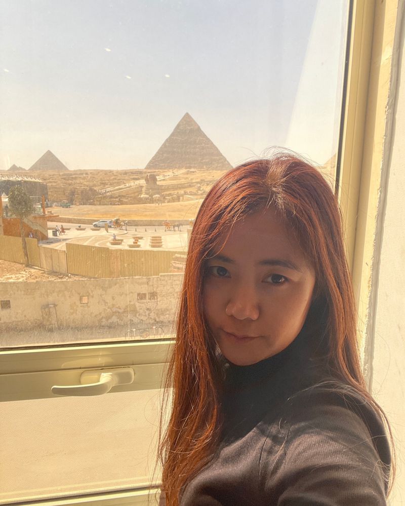 [Sunisa Cha] เยี่ยมชมมหาพีระมิดแห่งกีซา (Great Pyramid of Giza) – อียิปต์ เส้นทางจากไคโรสู่กิซ่า ...