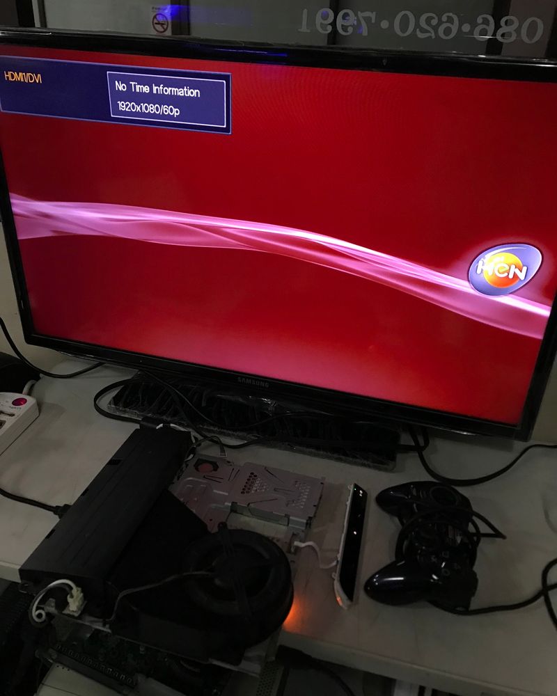 [jokergame] PS3 slim เครื่องนี้เข้ามาซ่อมด้วยอาการเปิดเครื่องได้ แต่พอเสียบสาย HDMI ภาพที่ออกจอ ...