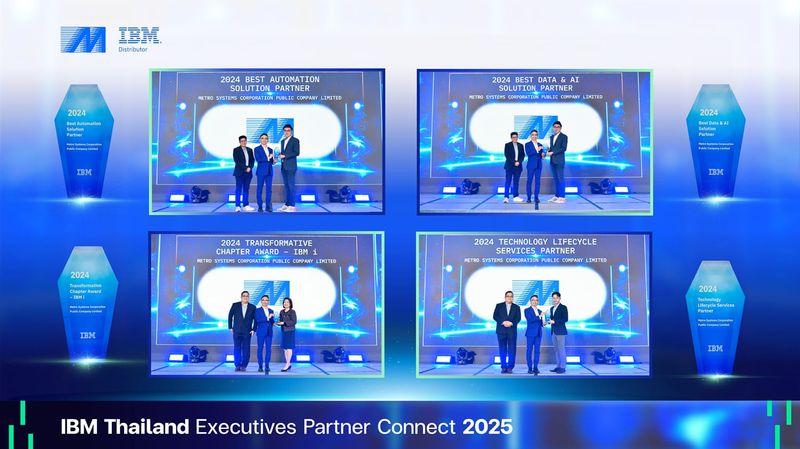 [MSC] MSC won 4 major awards from IBM at IBM Executive Partner Connect 2025 Metro Systems ...