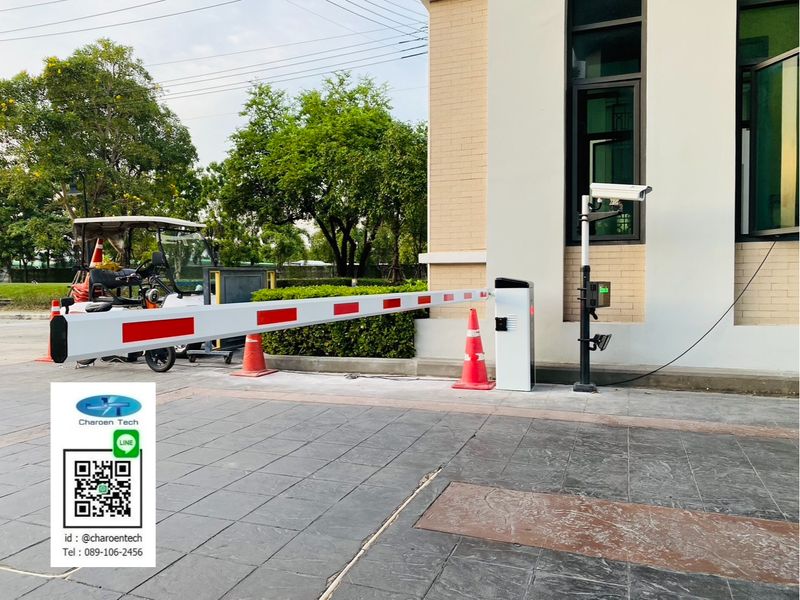 [Charoen Tech] การทำงานรวมกันของระบบอ่านป้ายทะเบียนกับไม้กั้นมอเตอร์ AC และ DC แม้ว่าระบบอ่าน ...