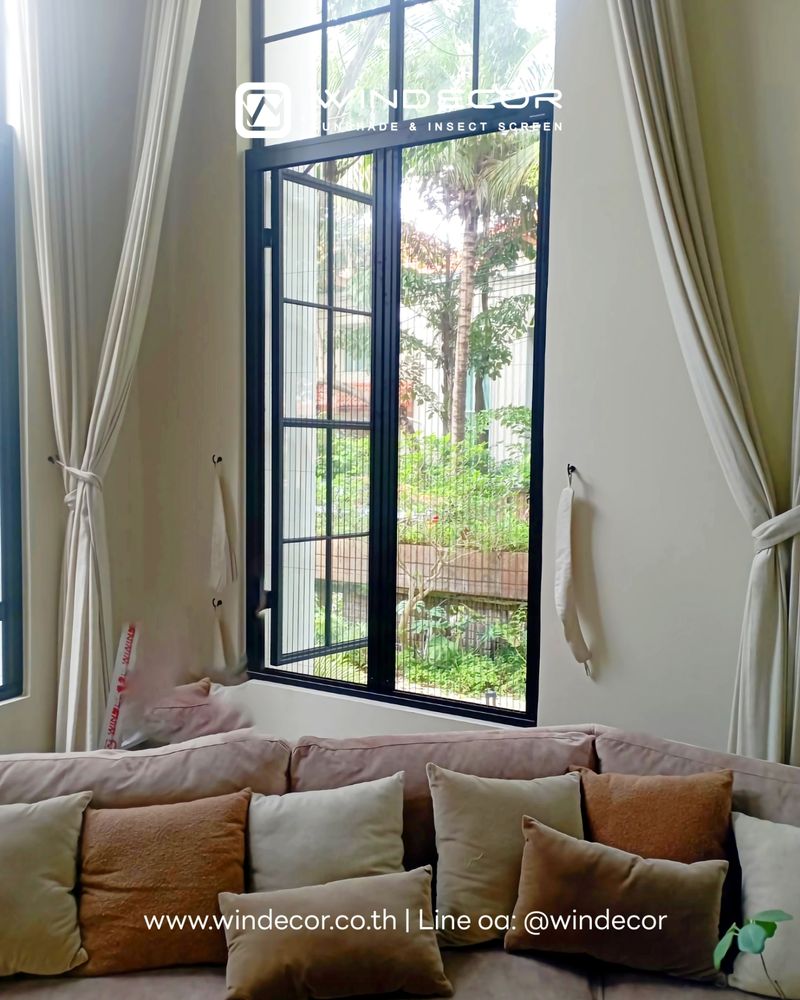 [เซลล์พิชญ์ x Windecor] ชื่นชมกับงานมุ้งพับจีบเก็บซ่อนราง OMEGA ด้วยคุณภาพญี่ปุ่น100% เหมาะกับ ...