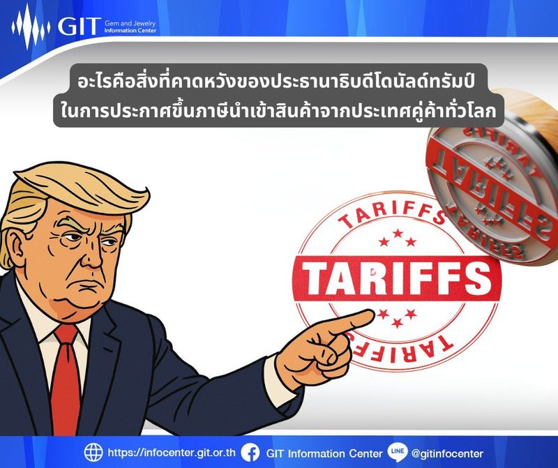 [GITInfocenter] อะไรคือสิ่งที่คาดหวังของประธานาธิบดีโดนัลด์ ทรัมป์ ประกาศขึ้นภาษีนำเข้าสินค้าจาก ...