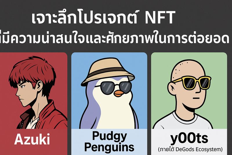 [ตามผมลงทุนคริปโต] เจาะลึกโปรเจกต์ NFT ที่มีความน่าสนใจและศักยภาพในการต่อยอด 3 โปรเจกต์ NFT ที่ ...