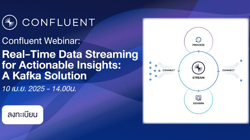 [TechTalkThai] Confluent Webinar: Real-Time Data Streaming for Actionable Insights: A Kafka ...