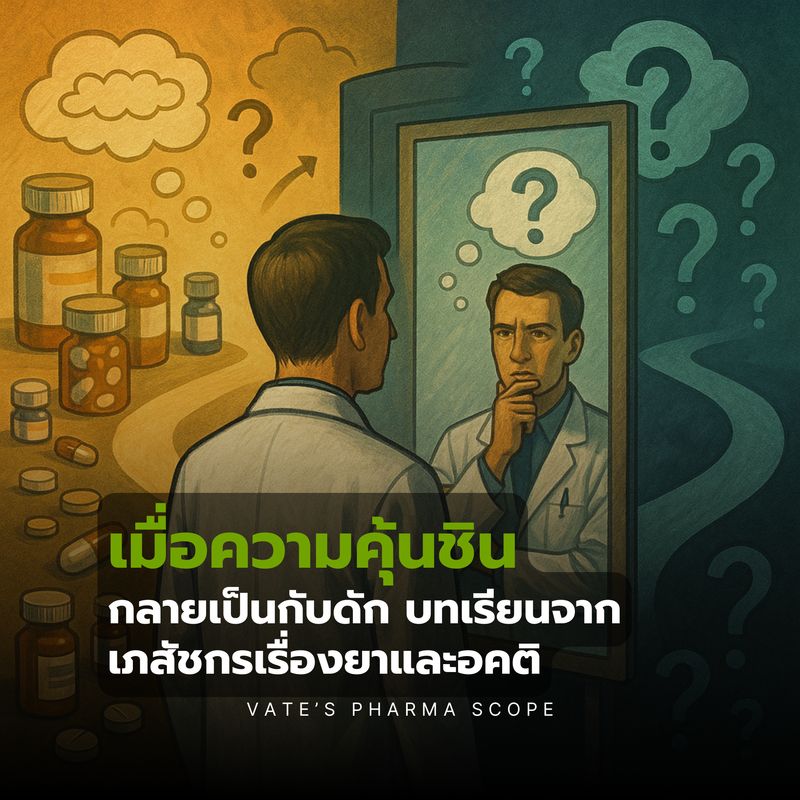 [Vate's Pharma Scope] เมื่อความคุ้นชินกลายเป็นกับดัก: บทเรียนจากเภสัชกรเรื่องยาและอคติ เรื่องนี้ ...