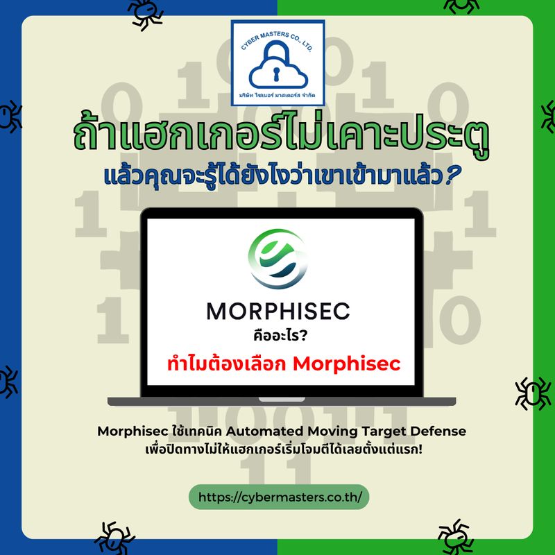 [Cyber Masters co. ltd] Morphisec คืออะไร องค์กรไทยหรือบริษัทไทยควรรู้! 🧠 Fileless Attack คือ ...