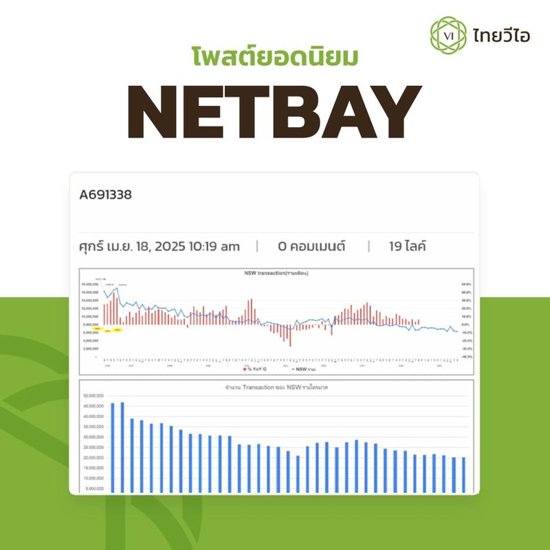 [Thai VI] #ร้อยคนร้อยหุ้น หุ้น NETBAY: สมาคมนักลงทุนเน้นคุณค่า (ประเทศไทย) "Netbay -NSW ...