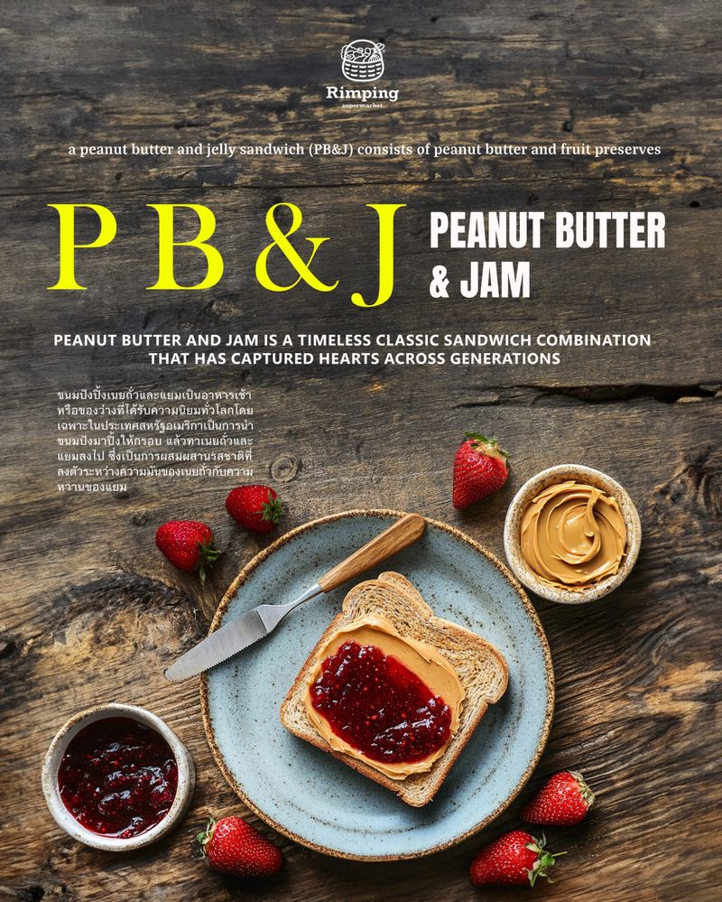[Rimping Supermarket] History of Peanut butter & jam หนึ่งในอาหารมื้อ ...