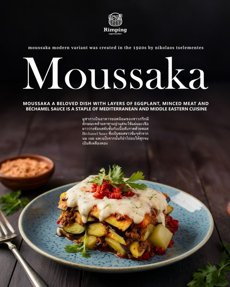 [Rimping Supermarket] ทำความรู้จัก “Moussaka ” (มูซากา) อาหารดั้งเดิม ...
