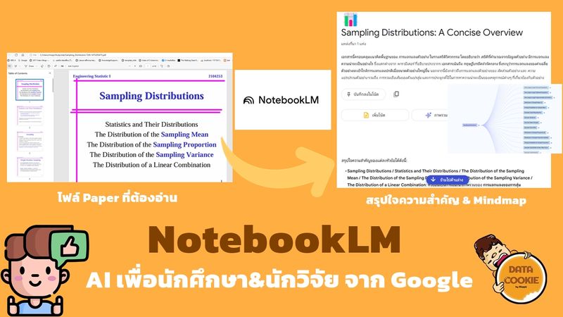 [Datacookie] NotebookLM AI เพื่อนักศึกษา&นักวิจัย จาก Google 👨‍🎓👩‍🔬 แอด ...