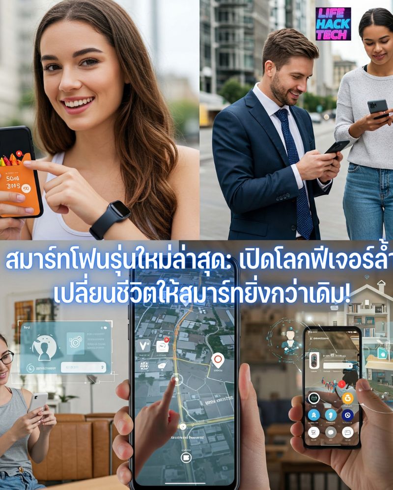 [LIFE HACK TECH] สมาร์ทโฟนรุ่นใหม่ล่าสุด: เปิดโลกฟีเจอร์ล้ำ เปลี่ยนชีวิตให้สมาร์ทยิ่งกว่าเดิม ...
