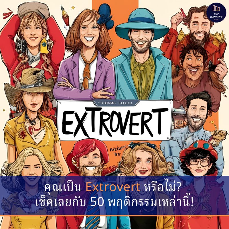[Top Ranking] คุณเป็น Extrovert หรือไม่? เช็คเลยกับ 50 พฤติกรรมเหล่านี้ ...