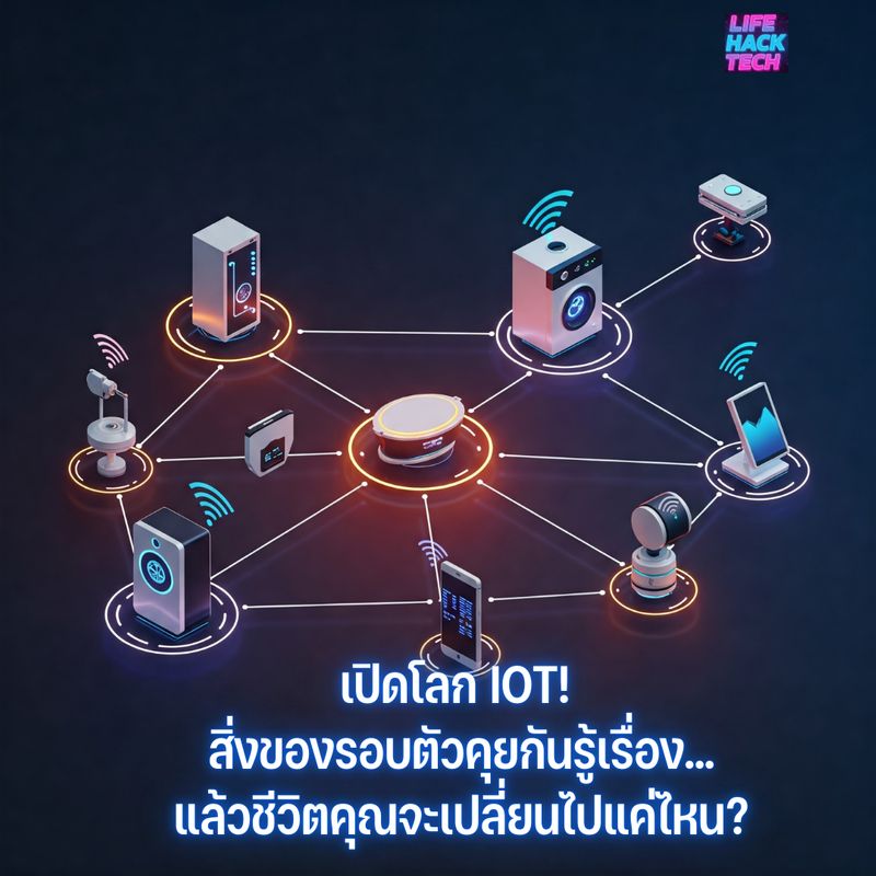 [LIFE HACK TECH] เปิดโลก IoT! สิ่งของรอบตัวคุยกันรู้เรื่อง...แล้วชีวิตคุณจะเปลี่ยนไปแค่ไหน? เคย ...