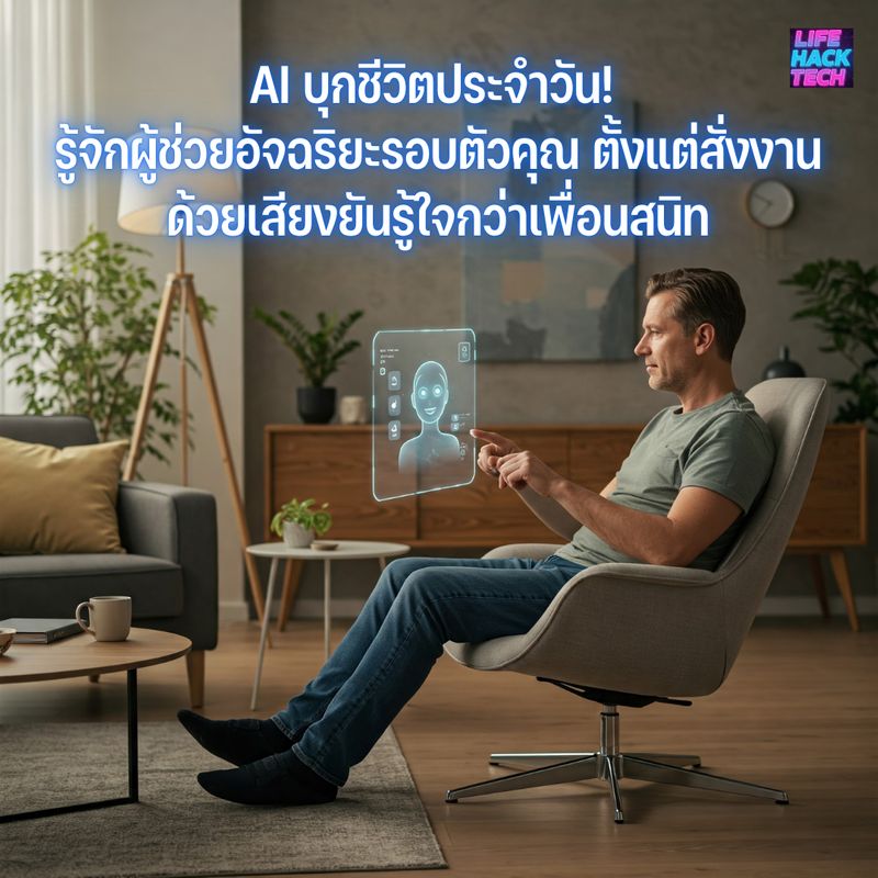[LIFE HACK TECH] AI บุกชีวิตประจำวัน! รู้จักผู้ช่วยอัจฉริยะรอบตัวคุณ ตั้งแต่สั่งงานด้วยเสียงยัน ...