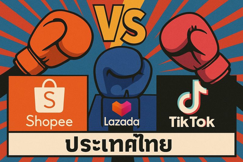 วันละเรื่องสองเรื่อง”] Shopee vs Lazada vs TikTok Shop: สมรภูมิอี ...