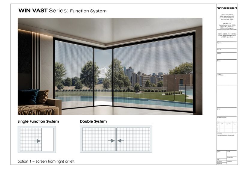 [OppaPhon-Sale Windecor (โอปป้าภณมุ้งจีบหมื่นล้าน)] ข้อดีของมุ้งม้วน WIN VAST 1. ระบบม้วนเก็บ ...