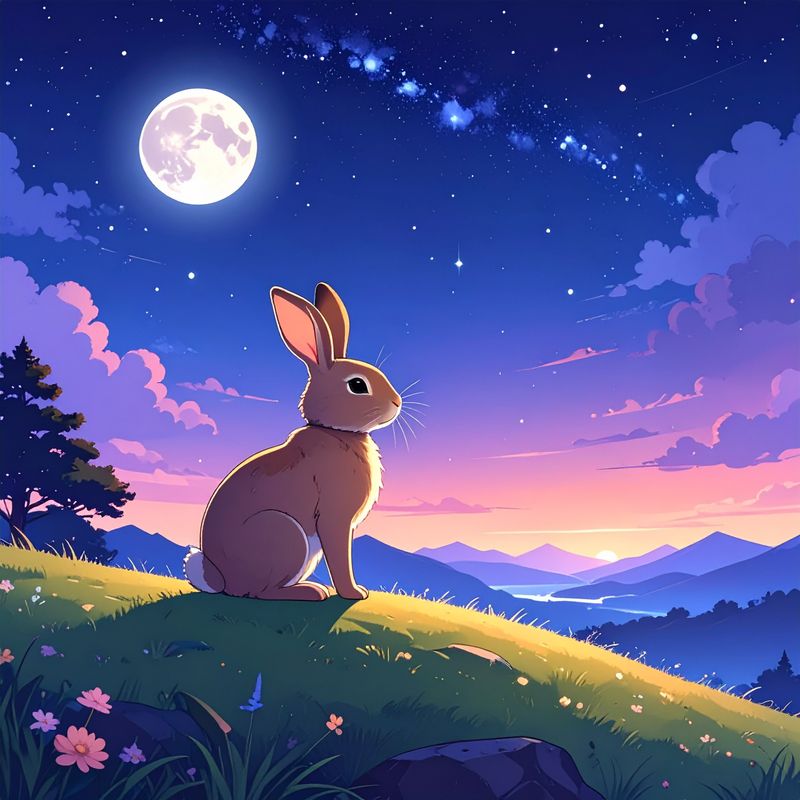 [Motionlight] กระต่ายสาวนอนไม่หลับมาหลายวัน เพราะคิดถึงกระต่ายหนุ่มที่ออกไปตามหาผีเสื้อแสนสวยมา ...