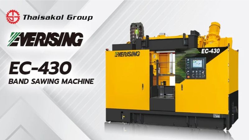 [M Report] เปิดตัวในไทย! EVERISING EC-430 เครื่องเลื่อยสายพานโลหะรุ่น ...