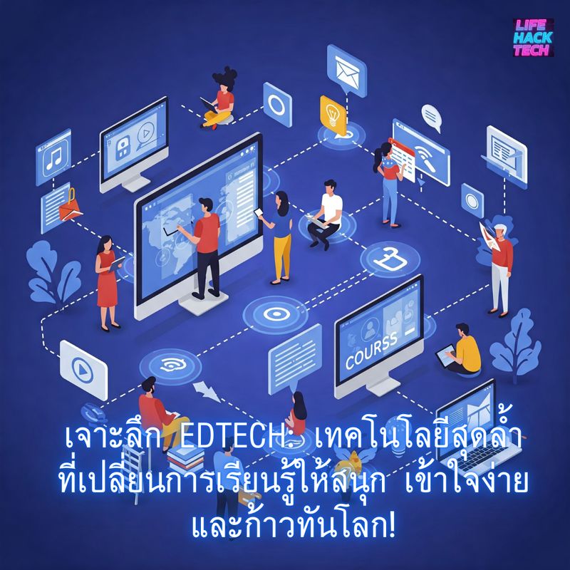 [LIFE HACK TECH] ปลดล็อกทุกศักยภาพ! เจาะลึก EdTech: เทคโนโลยีสุดล้ำที่เปลี่ยนการเรียนรู้ให้สนุก ...