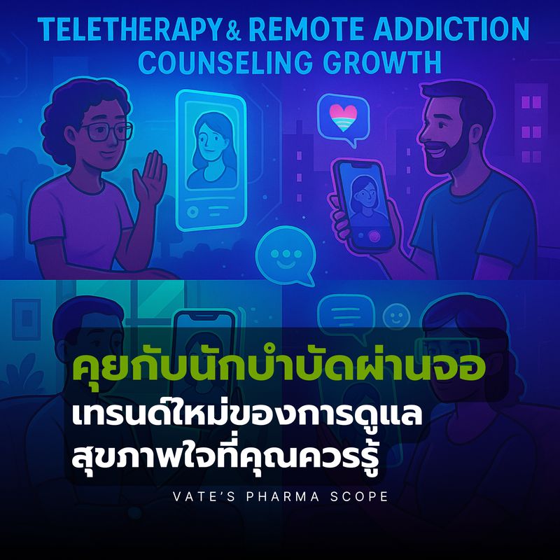[Vate's Pharma Scope] คุยกับนักบำบัดผ่านจอ เทรนด์ใหม่ของการดูแลสุขภาพใจ ...