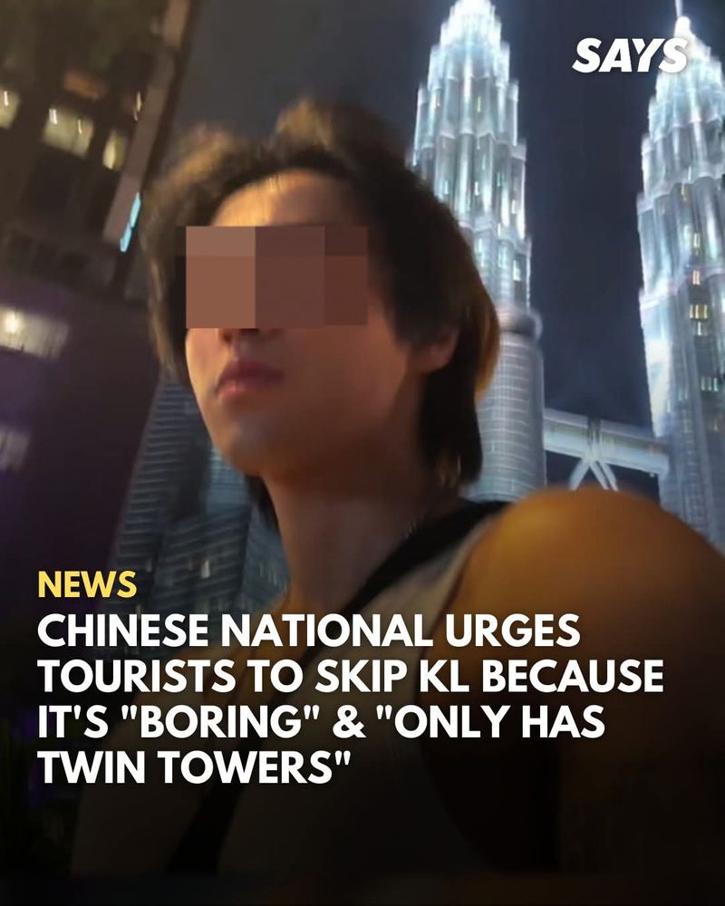 [เบื่อเมือง] The man shared his experience of travelling in KL on Xiaohongshu in December last ...